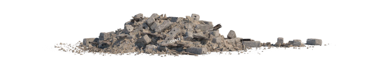 Transparent Pile Of Dirt