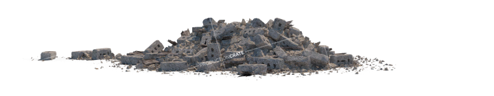 Debris Rubble Pile HD 3K | GraphicsCrate