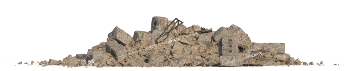 Debris Rubble Pile HD 3K | GraphicsCrate