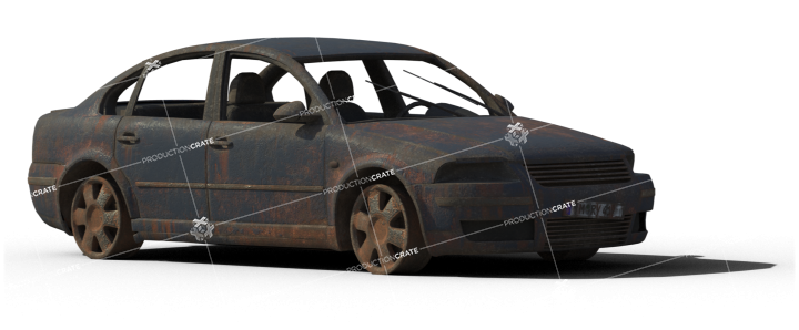 Smashed Car Png